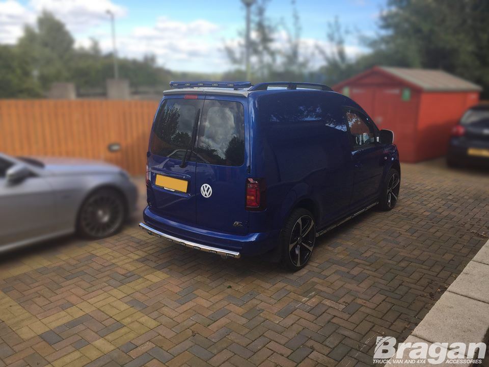 Rear Roof Bar + LEDs To Fit Volkswagen Caddy 2015 - 2021 Van Top ...