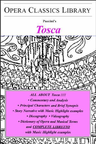 Puccini's Tosca : Opera Classics Library Series by Burton D. Fisher ...