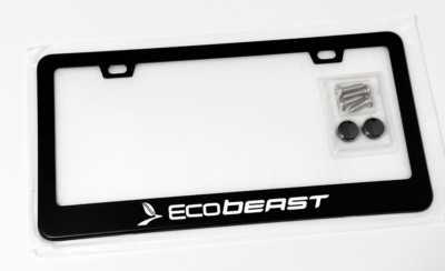 White EcoBeast License Plate Frame US Size Ford Eco Boost / Eco Beast ...