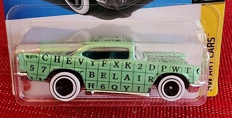 1957 Chevy Bel Air 2021 Hotwheels Art Cars Limited Edition Diecast Car ...