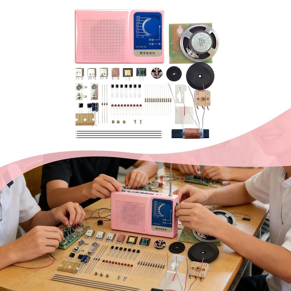 DIY AM Radio Kit Practical Solder Practice Kit Educational Teaching ...