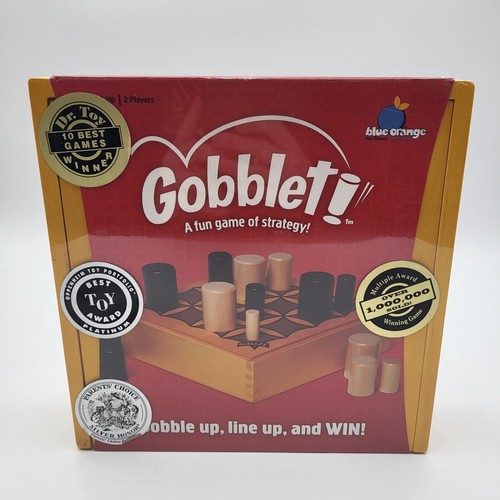 Gobblet! A Fun Game of Strategy Board Game Wooden Box Ages 7+ new ...