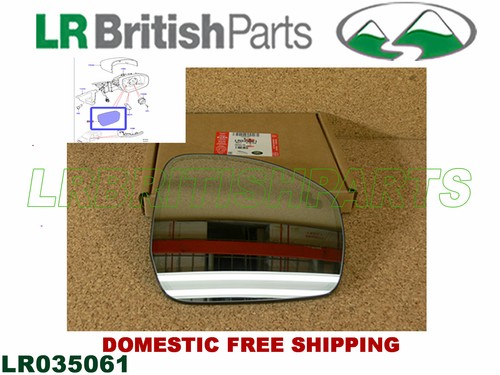 LAND ROVER MIRROR GLASS RANGE ROVER 13 ON SPORT 14 ON DISCOVERY RH ...