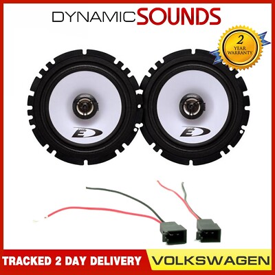 Car Front Door Alpine Speakers & Connectors Upgrade Kit for VW Polo 6N2 ...
