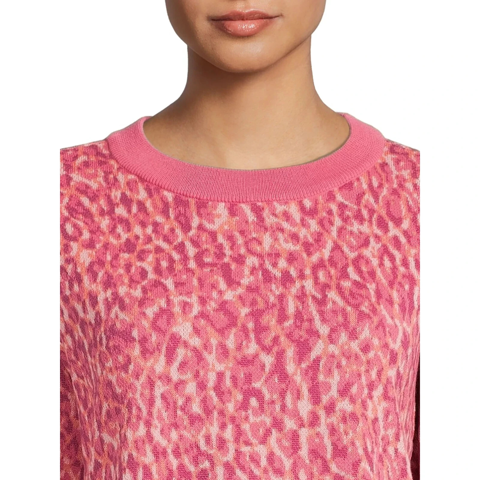 time-and-tru-women-s-size-m-8-10-patterned-sweater-long-sleeves