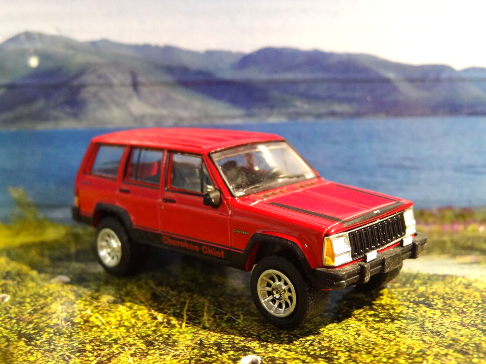 2ND GEN 1984-2001 JEEP CHEROKEE XJ SPORT 1/64 SCALE DIECAST DIORAMA ...