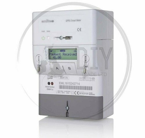 Emlite EMA1 Smart Top Up GSM Single Phase Smart Meter Landlord Flat ...