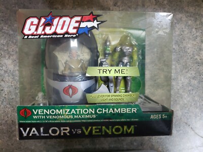 G.I. Joe VALOR vs VENOM Venomization Chamber VENOMOUS MAXIMUS 2004 GJ ...