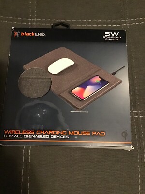 Blackweb Wireless Charging Mouse Pad for all QI-Enabled Devices | eBay