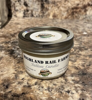 Hand Made Sustainably Raised Beef Tallow Candle | eBay