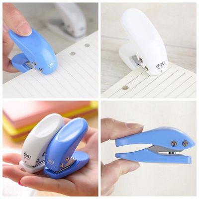 6mm Mini Office Hand Paper Punch Puncher Single Hole 10 Pages Tool ...