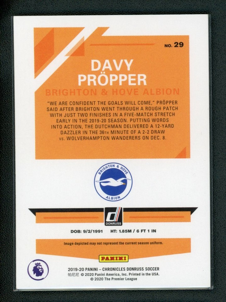 2019-20 DAVY PROPPER 21/99 PANINI CHRONICLES DONRUSS RED LASER PRESS ...