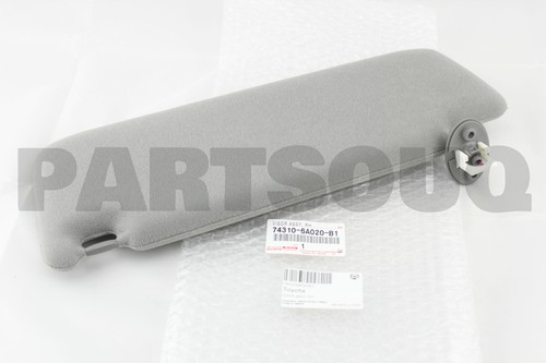 743106A020B1 Genuine Toyota VISOR ASSY, RH 74310-6A020-B1 | eBay