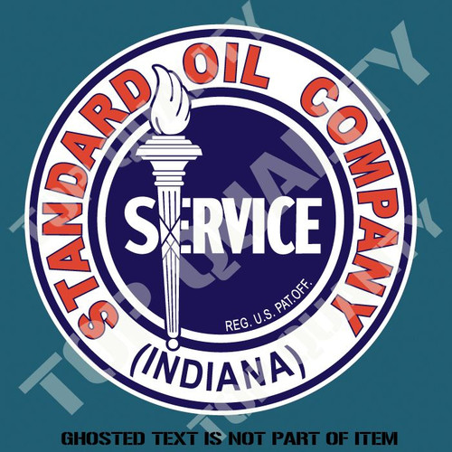 VINTAGE STANDARD OIL Decal Sticker Vintage Petrol Americana Hot Rod ...