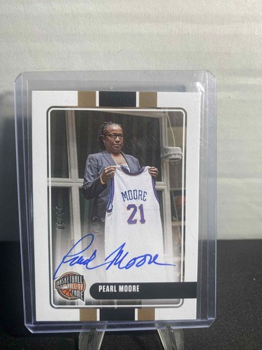 PEARL MOORE 2020-21 PANINI HALL OF FAME PRIVATE SIGNINGS #PM AUTO HOF ...