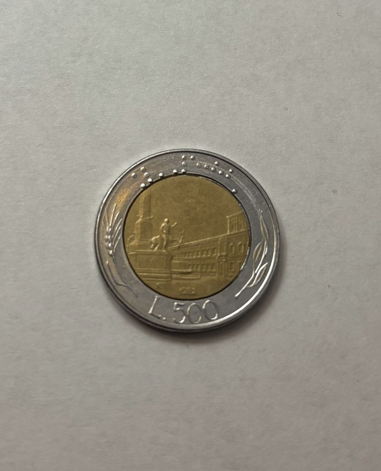 Rare Italian Coin 500 LIRE COIN 1982 🇮🇹 | eBay