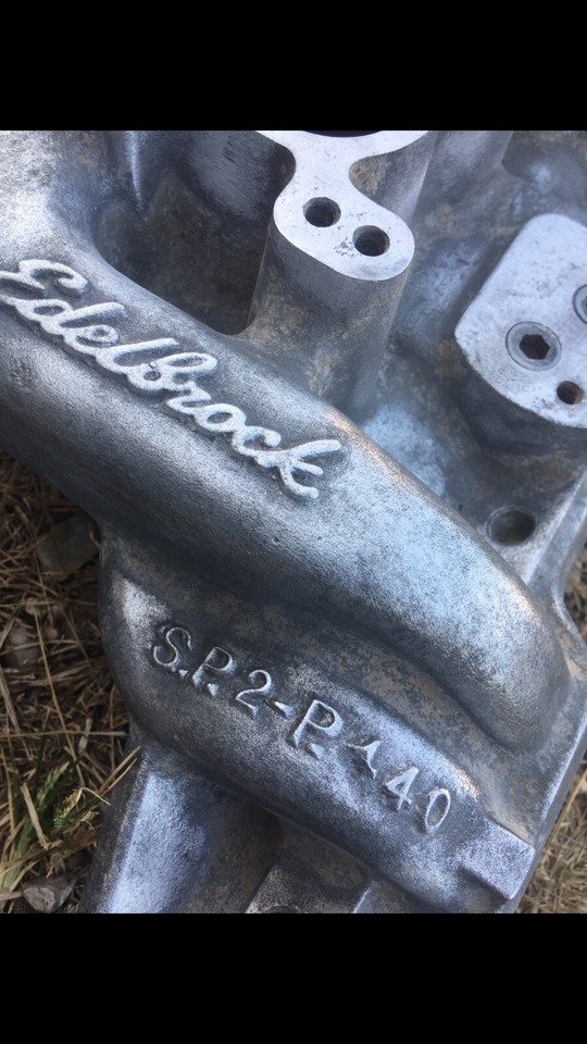 Mopar 440 Edelbrock Alum. Intake SP2-P440 Used Condition (original) | eBay