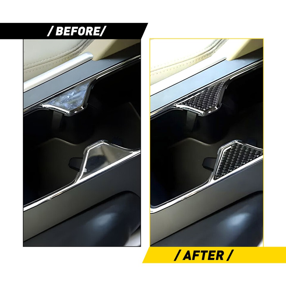 Gear Shift Panel Sticker Carbon Fiber Accessories For 2013-2017 Honda ...