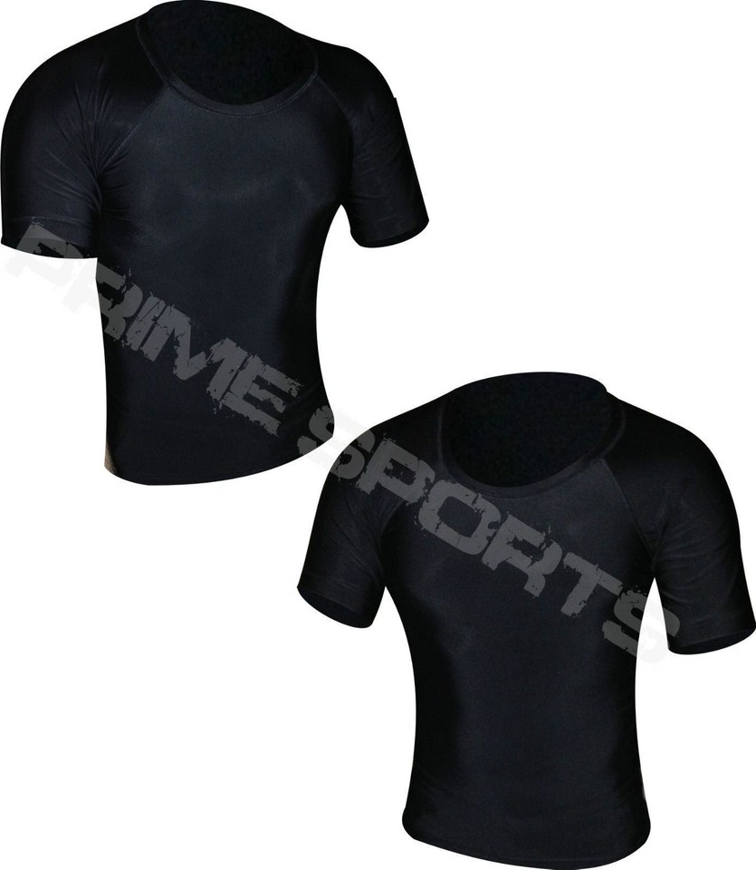 Prime Rash Guard Vest MMA Running Grappling UFC Top T Shirt Mens Boxing ...
