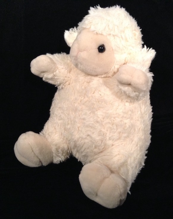 Lamb Soft and Cuddly Plush Unipak 11" White Stuffed Toy Boys & Girls 3 ...