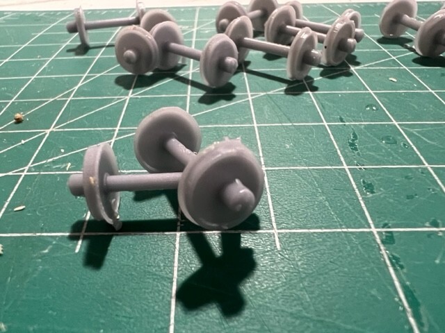 HO scale 33" Wheel sets with Bearings | eBay