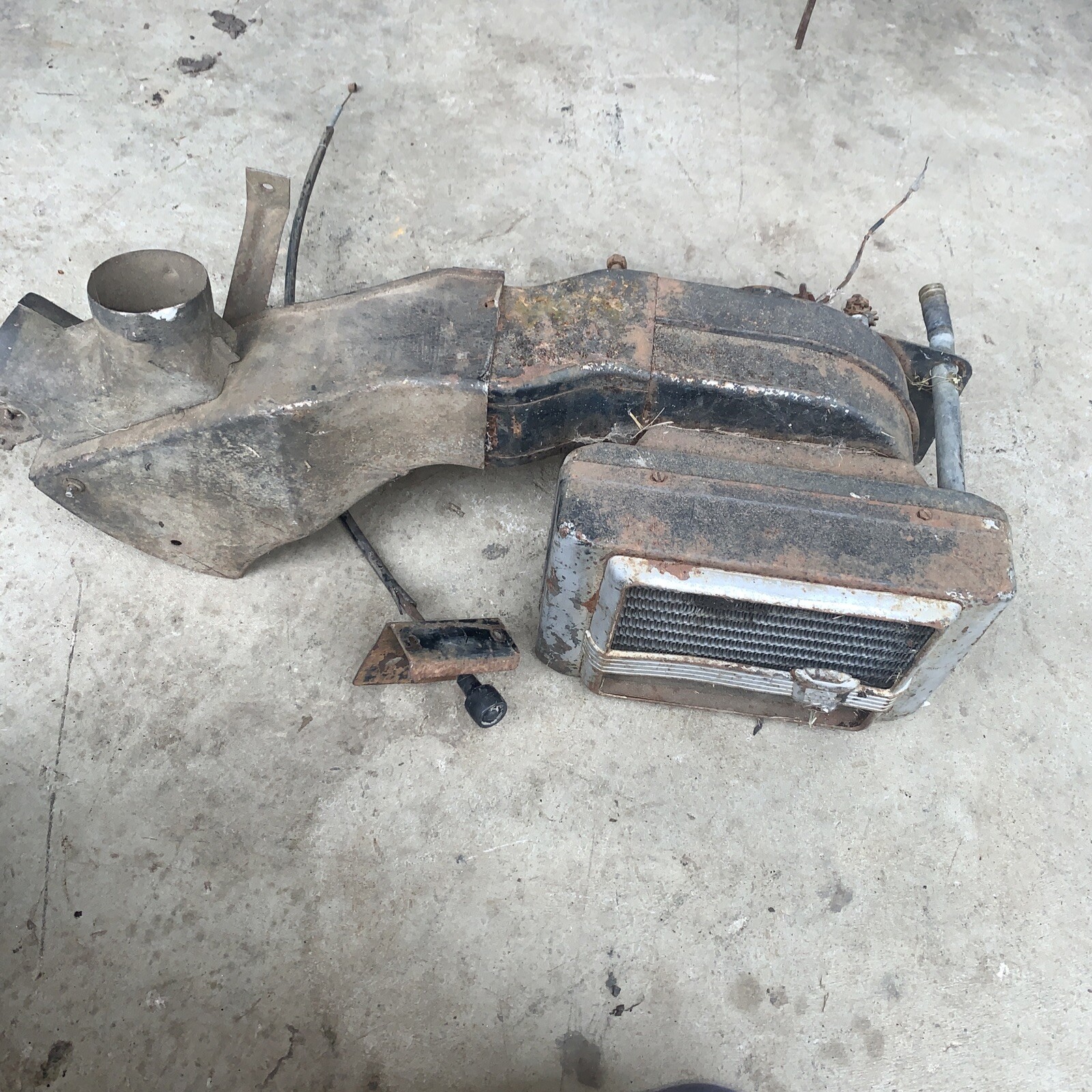 1956 Ford Truck Heater Assembly F100 F250 F350 12 volt Pickup Panel F ...