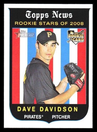 2008 Topps Heritage #121 Dave Davidson Rookie Baseball Card | eBay