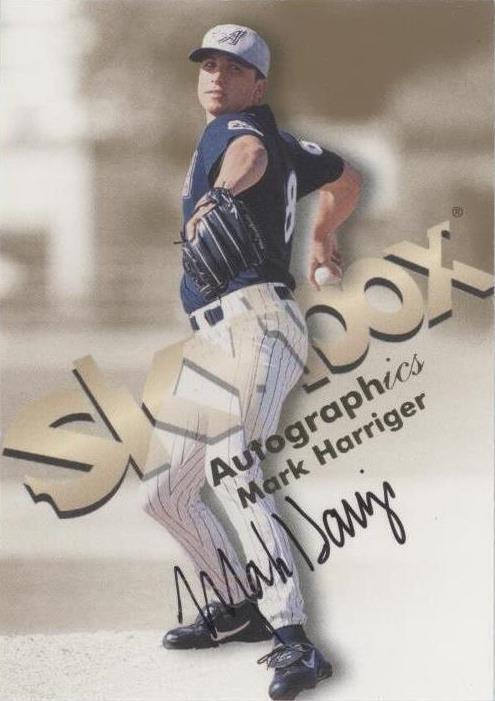 1999 Skybox Premium - Autographics Mark Harriger (AU, RC) for sale ...