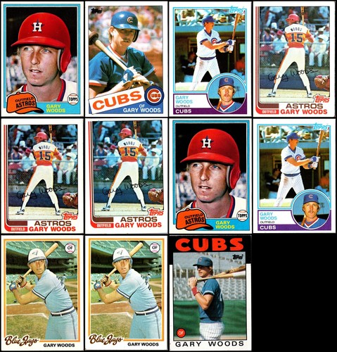 (11) Topps Gary Woods Lot | eBay