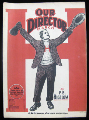 Our Director March VTG Sheet Music 1901 Harvard University Ivy League ...