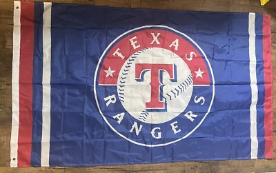 3x5 Indoor Outdoor Flag Banner - MLB Baseball - Texas Rangers | eBay