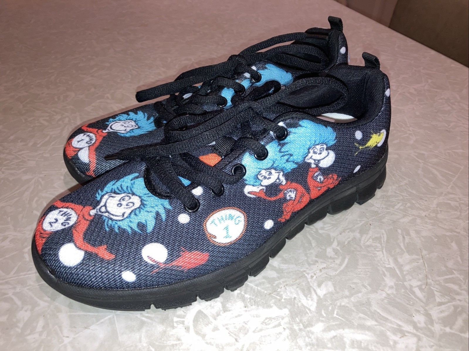 DR SUESS THING 1 & THING 2 SHOES SNEAKERS WOMENS 7 MENS 5 | eBay