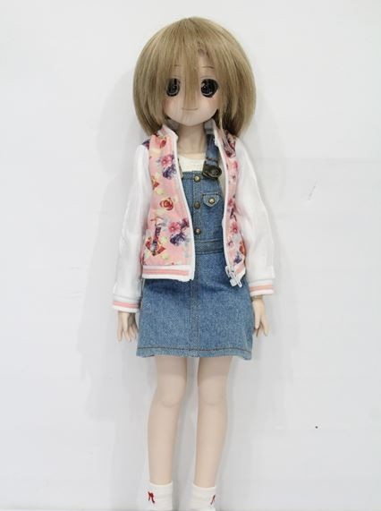 Volks DD Dollfie Dream DDH-04 Head & MDD F3 Body BJD Doll w/ Eye Wig ...