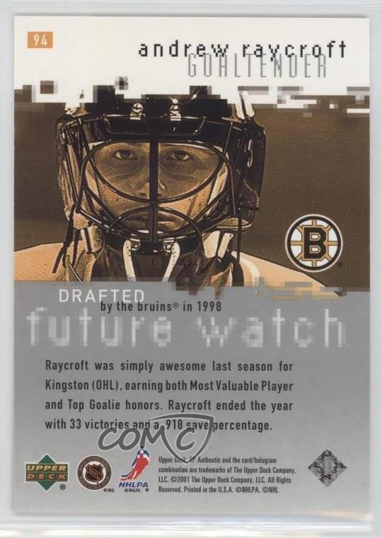 2000 SP Authentic Future Watch Rookies Missing Serial Number Andrew ...