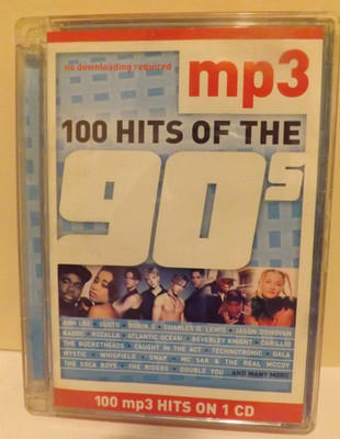 100 HITS OF THE 90'S mp3- 100 MP3 HITS ON 1 cd - unused | eBay UK