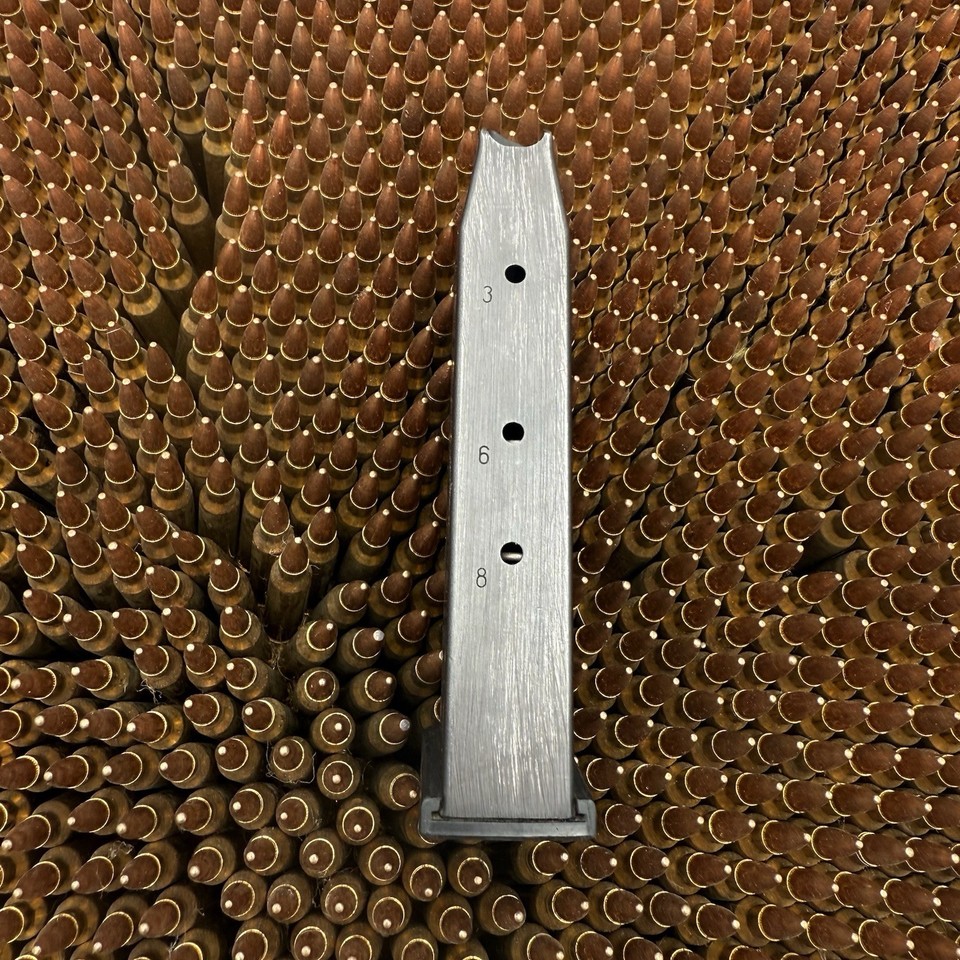 Mag Beretta Cougar 8045 45 ACP 8 round Magazine Factory OEM Blued Steel ...