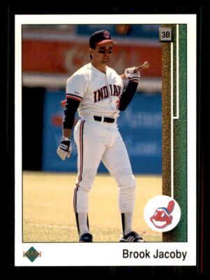 1989 BASEBALL 1989 Upper Deck Brook Jacoby Cleveland Indians #198 1 | eBay