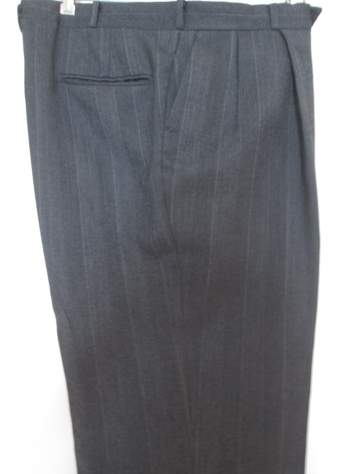 Lacrosse Men's Gray Pinstripe Wool Pant Suit- Blazer 44 Pants 38X30 1/2 ...