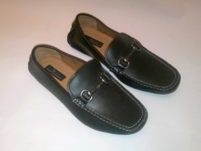 MARC ANTHONY Black Loafers Slip On Casual Drivers Dress Shoes, Men's ...
