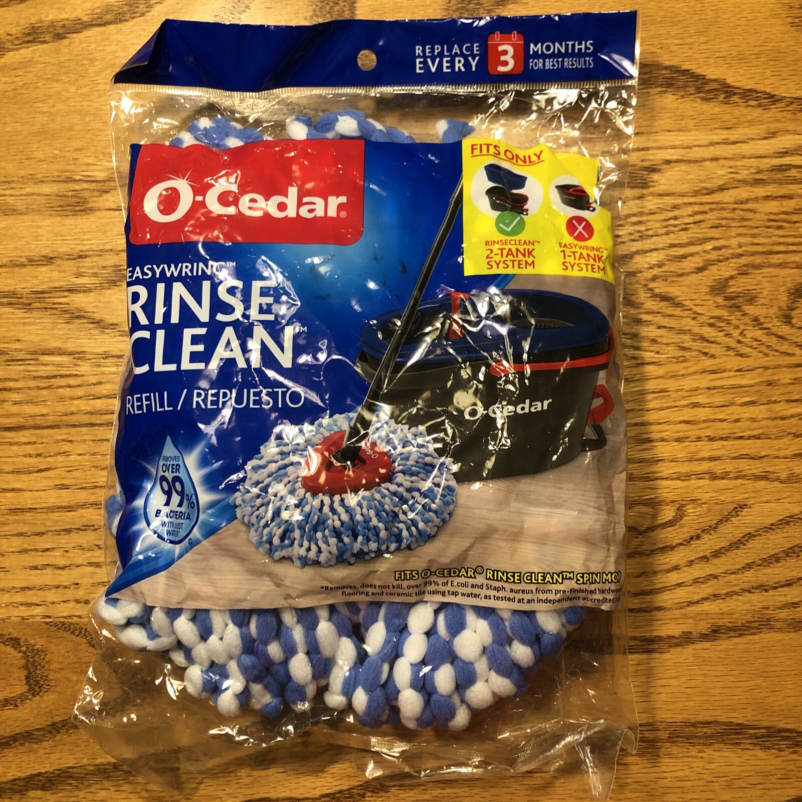 O Cedar Easywring Rinse Clean Spin Mop Refill New And Sealed | eBay