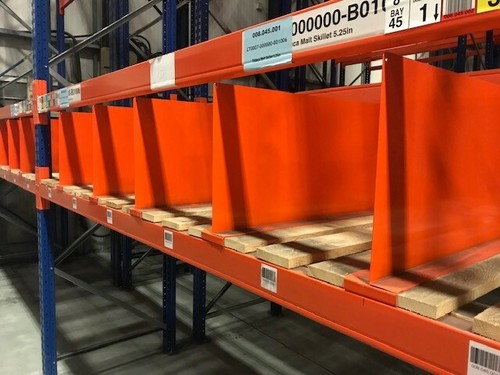 Warehouse Racking/Shelving Steel Dividers, 900/1100mm, easy fit to ...