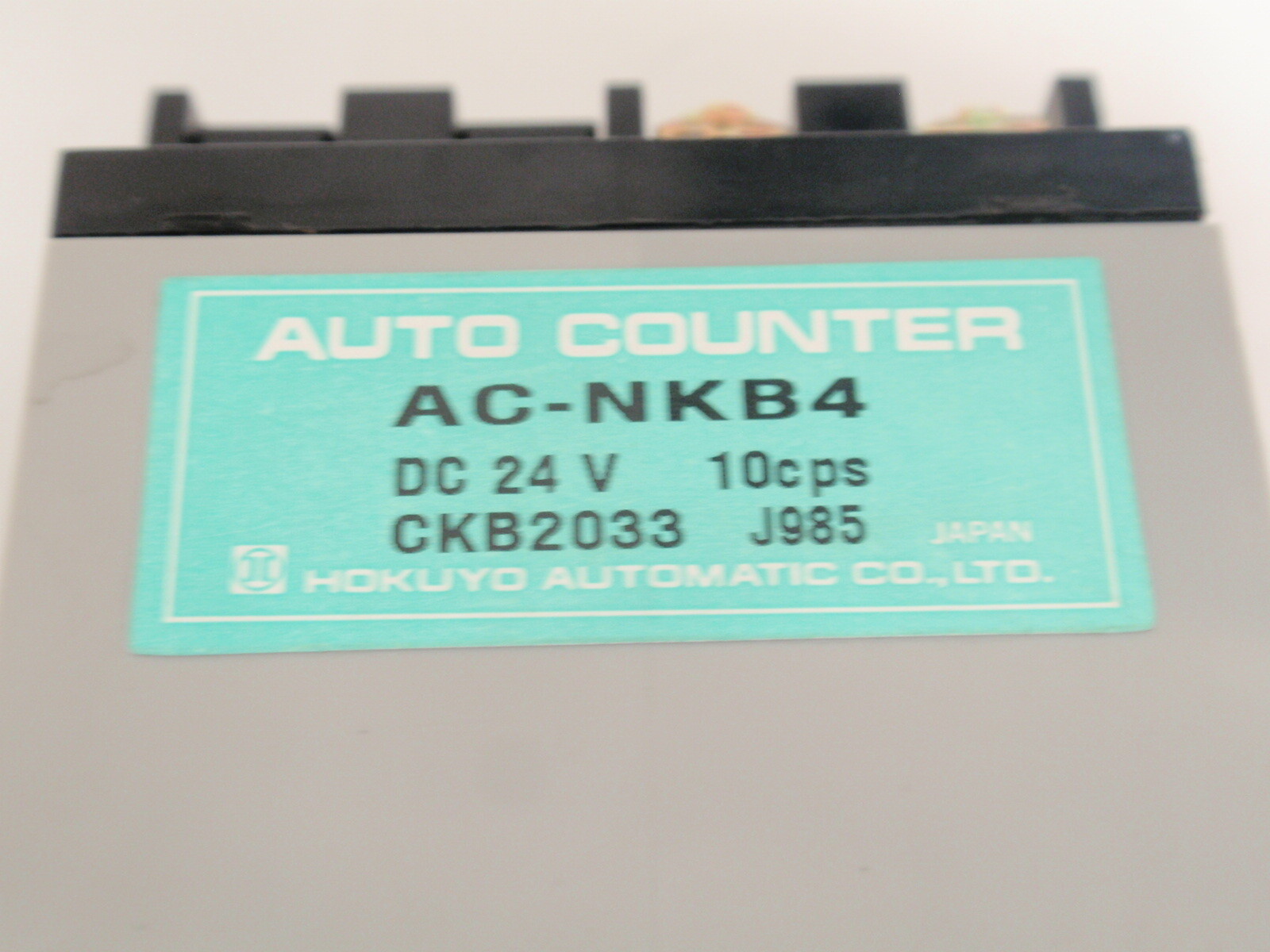 HOKUYO AUTOMATIC AC-NKB4 WORK COUNTER (TURRET 2) | eBay