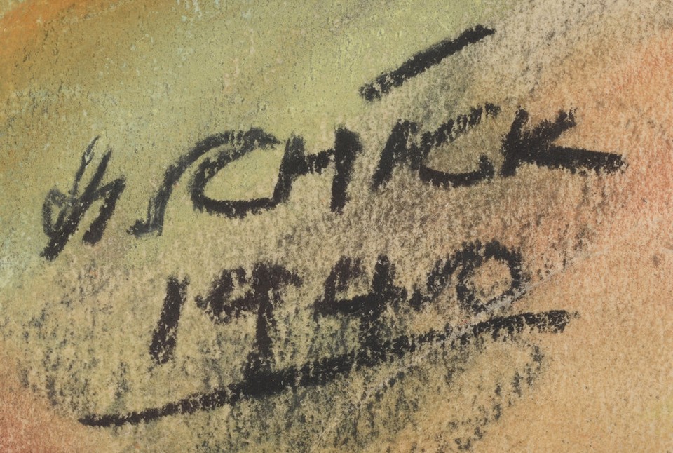 Hedi Schick (1906-1999) "WWII poster project", pastel, 1940, THE NEW ...