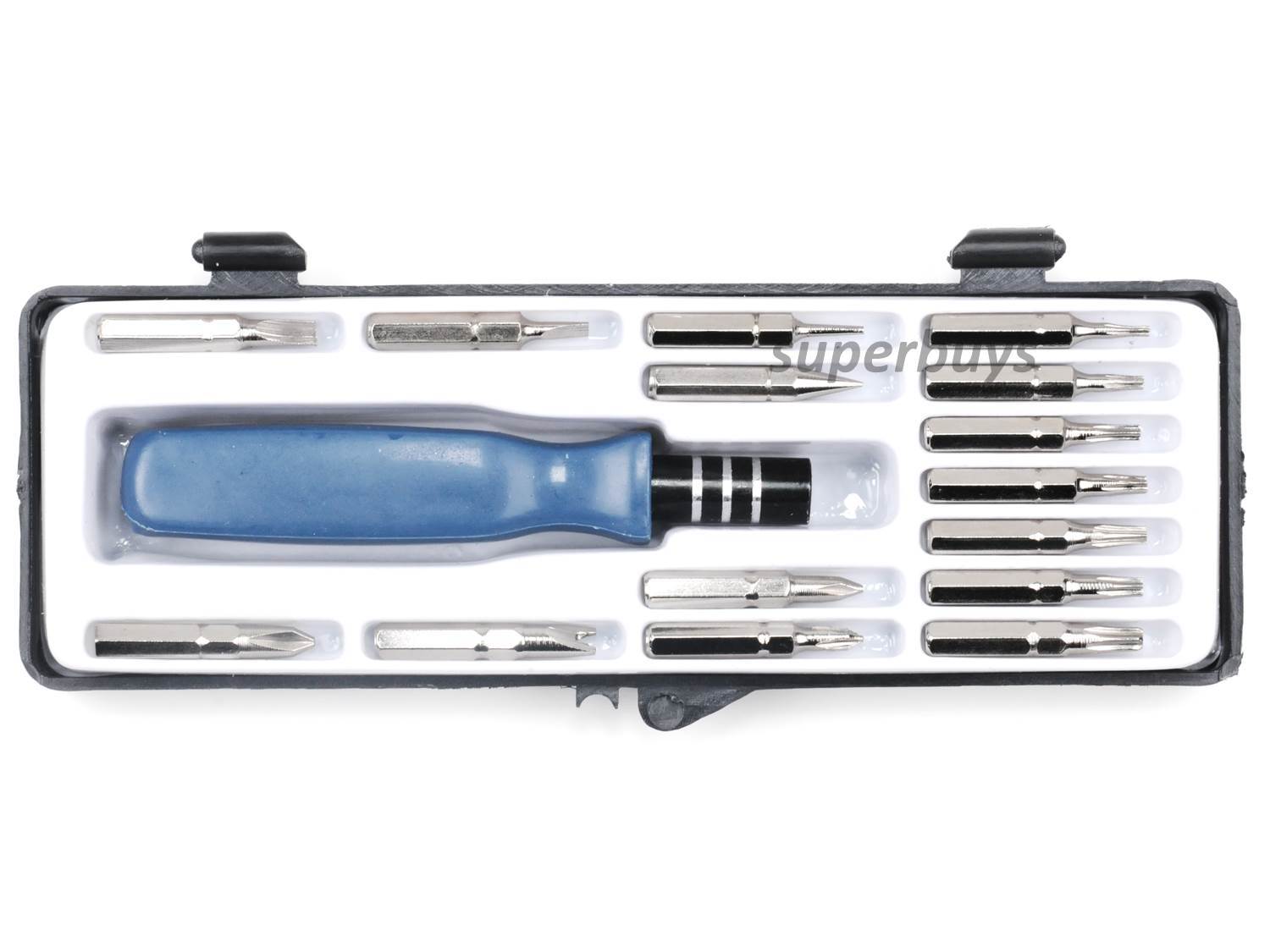 16pcs Set Screwdriver Torx Plus Phillips Flat Spanner Awl Reset Pin ...