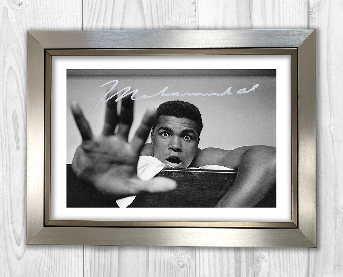 Muhammad Ali 1 boxing poster repro signature a4 poster choice of frame ...