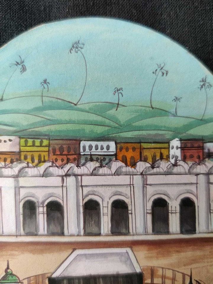 Talismanic Islamic Painting Artwork Ka'aba Al Masjid An Nabawi ...