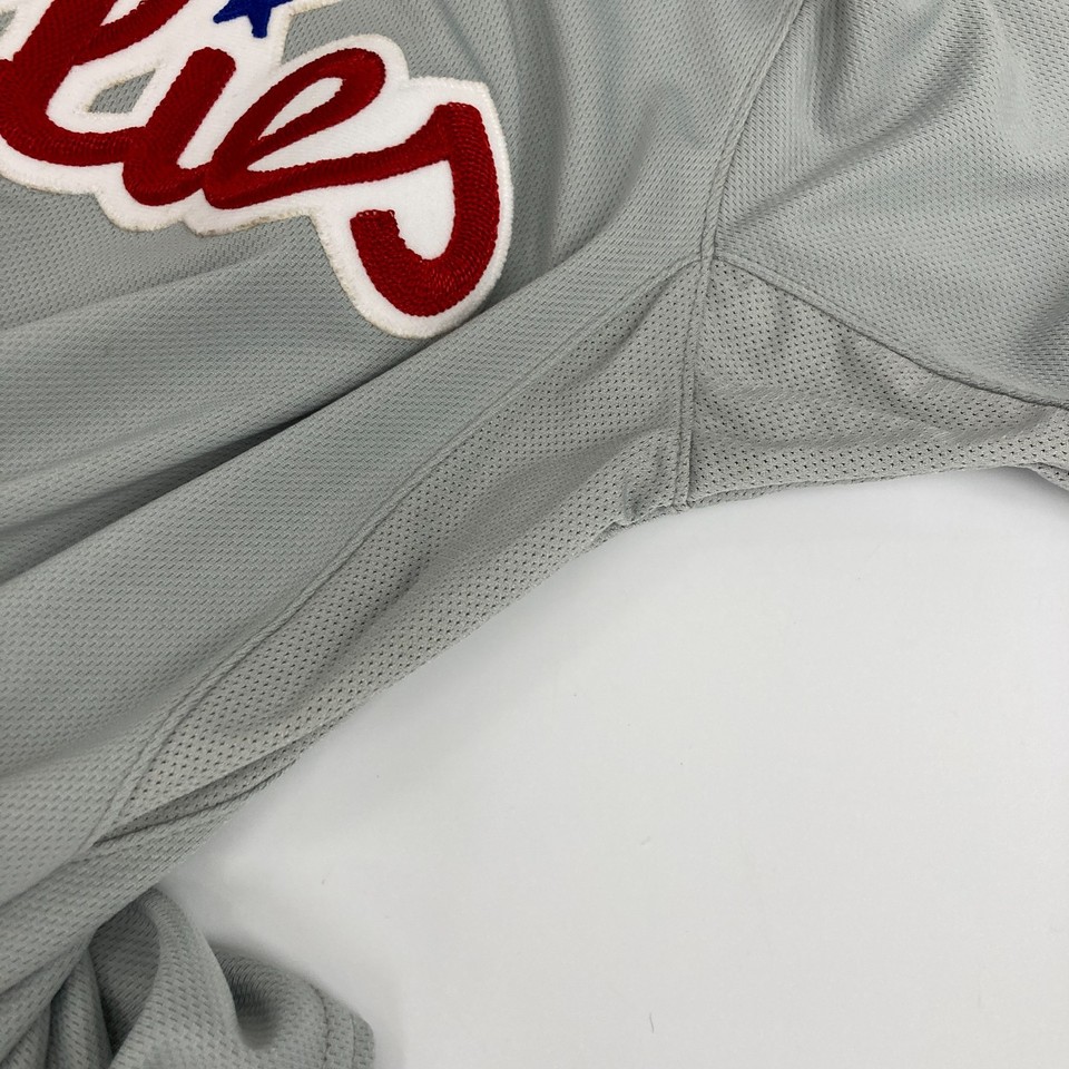 Larry Bowa 2015 Philadelphia Phillies Game Issued Jersey MLB Authentic ...