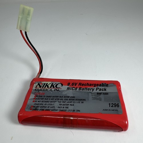 Nikko 9.6v Rechargeable NiCd Battery Pack 1296 Tamiya for sale online ...