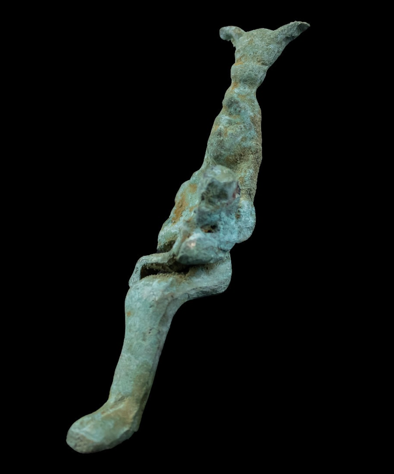Authentic Ancient Egyptian Bronze Statue Goddess Isis Nursing Horus ...