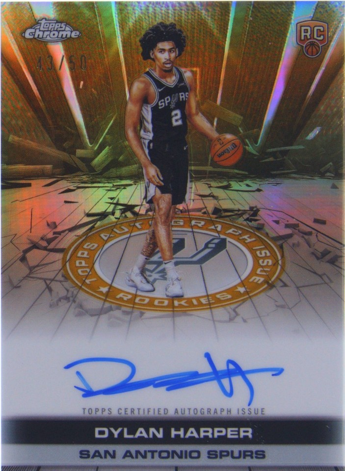 2025-26 Topps Chrome - Dylan Harper #TAIR-DH for sale | eBay